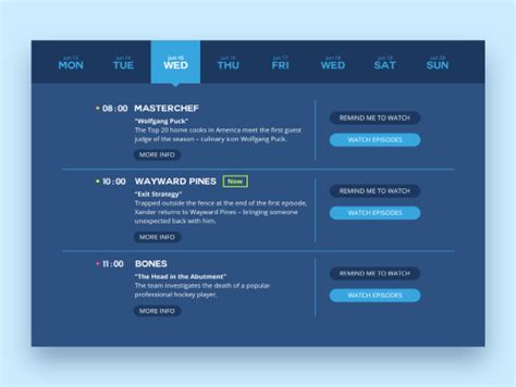 event designs created by ui desgn daily