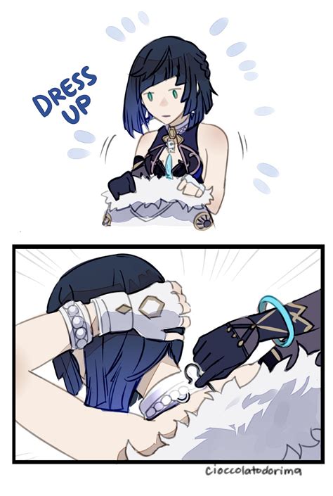 Yelan Genshin Impact Drawn By Cioccolatodorima Danbooru