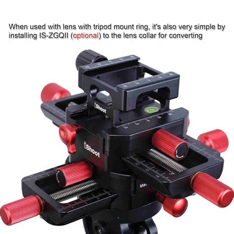 Macro Focusing Rail Slider Close Up Shooting Camera Support For Tripod Head