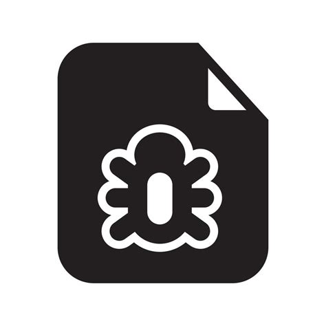 Bug Files Icon Solid Style 11679145 Vector Art At Vecteezy