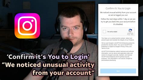 Confirm It S You To Login We Noticed Unusual Activity From Your