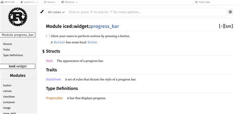 Error In The Documentation Of Progressbar · Issue 480 · Iced Rsiced