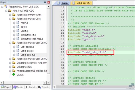 STM CubeMX开发之STM F USB实验CDC虚拟串口 STM 团队 ST意法半导体中文论坛
