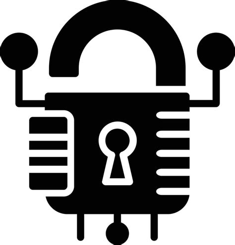 Encrypted Glyph Icon 10930064 Vector Art At Vecteezy