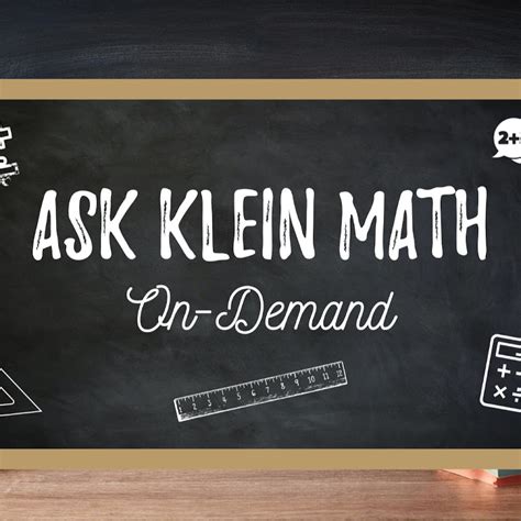 Klein Math Youtube