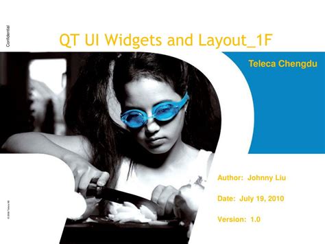 PPT QT UI Widgets And Layout F PowerPoint Presentation Free Download ID