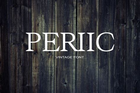 Periic Font By Dmdesignsstoreart · Creative Fabrica Vintage Fonts Commercial Fonts Serif Fonts