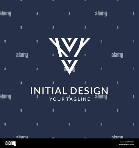 XY Triangle Monogram Logo Design Ideas Creative Initial Letter Logo With Triangular Shape Logo