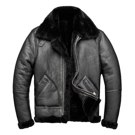B3 Bomber Raf Aviator Cockpit Pilot Leather Jacket