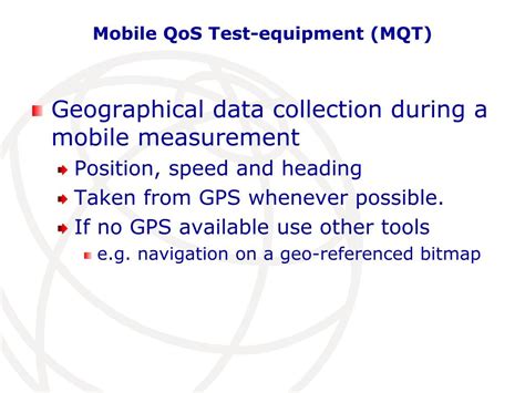 Ppt Practical Measurement Of Qosqoe Parameters For Regulatory Compliance Powerpoint