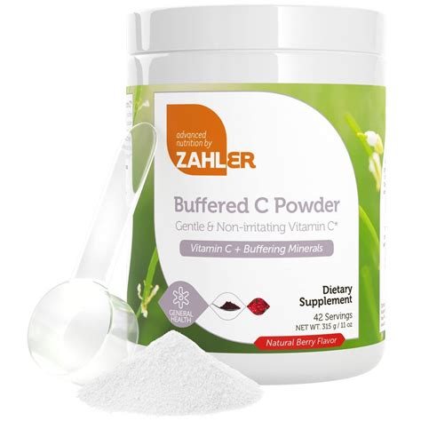 Zahler Buffered Vitamin C Powder Ascorbic Acid Vitamin C With Calcium Magnesium Potassium