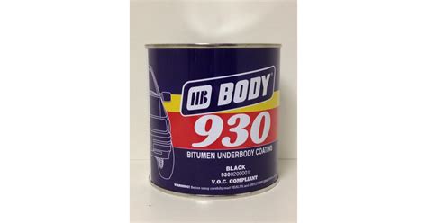 Alvázvédő HB Body 930 alvázvédő fekete szinű 1kg - Alvázvédelem