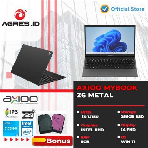 Jual Laptop Axioo Mybook Z Metal Intel Core I U Ram Gb Ssd Win Di Seller