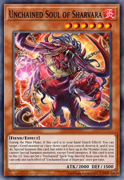 Unchained Soul Of Sharvara Yu Gi Oh Card Database YGOPRODeck
