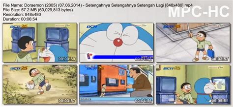 Anime Tv Doraemon 2005 07 06 2014 Setengahnya Setengahnya