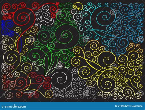 Classical Wave Background Stock Vector Illustration Of Classic 21046329