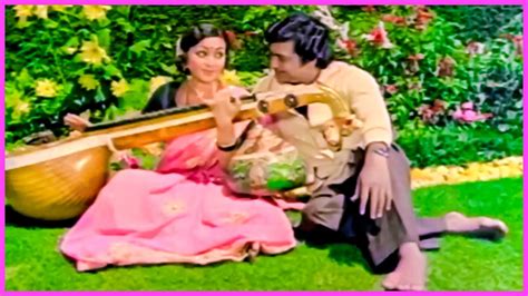Ranganath Deepa Superhit Song Manasa Veena Madhu Geetham Song Panthulamma Movie Songs Youtube