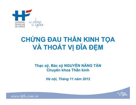 Đau Thần Kinh Tọa Pdf