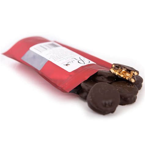 Chocolate Covered Peanut Butter Pretzels 35 Oz Robins Confections