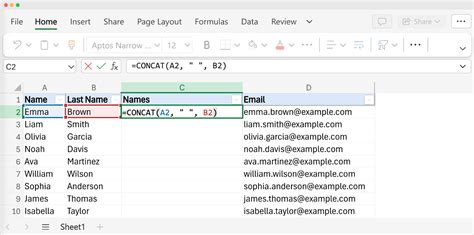 How To Combine First And Last Name In Excel