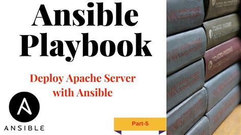 how to write playbook in ansible and deploy apache server with ansible