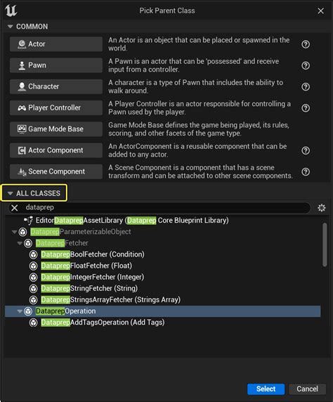 Creating Custom Dataprep Blocks In Unreal Engine Unreal Engine 54