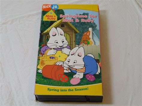 Nick Jr Max And Ruby Springtime For Max And Ruby Vhs Video Tape 2005