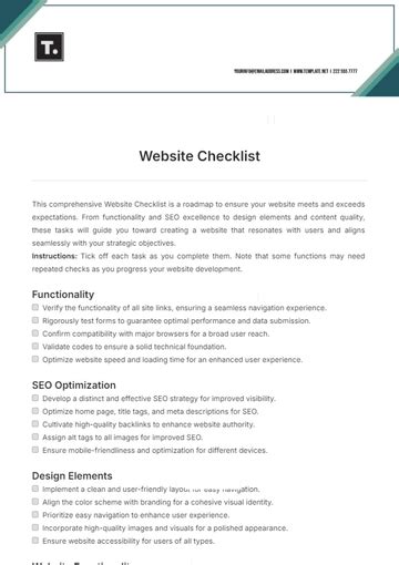 Free Motorcycle Service Checklist Template To Edit Online