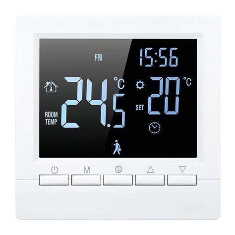 VinodRatna Smart Thermostat Digital Temperature Controller LCD Display Week Programmable