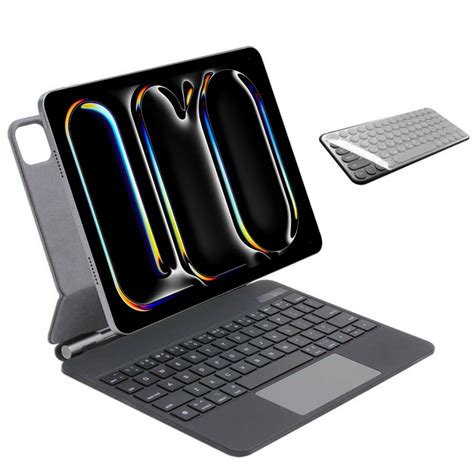아이패드 프로 M4 13인치 7세대 호환 매직 키보드 블루투스 케이스 한글 각인 Ipad Pro 티몬