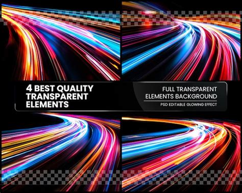 Dynamic Motion Lines And Speed Blur Effect Dynamic Mot On Transparent Background Premium AI