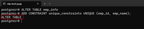 How To Add Or Remove A Unique Constraint On Multiple Columns Of A