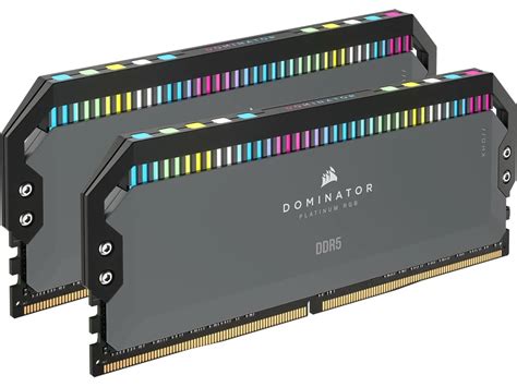 Corsair Dominator Platinum Rgb Ddr5 32gb 6000mhz Sort Hukommelse