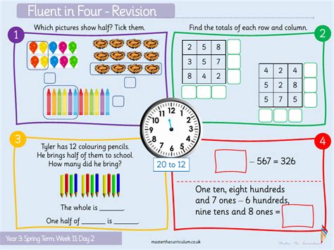 Fractions Recognise A Half Starter Maths Year