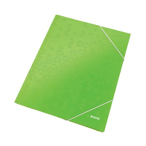Carpeta de 3 solapas WOW DIN A4 Cartón verde Deskidea