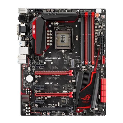 Asus Maximus Vii Hero Manual Pdf Download Manualslib