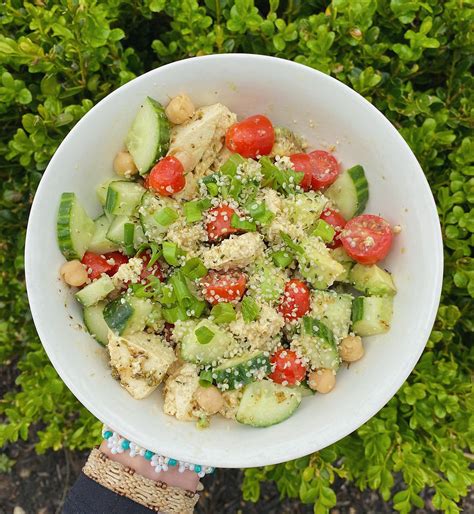 High Protein Mediterranean Salad