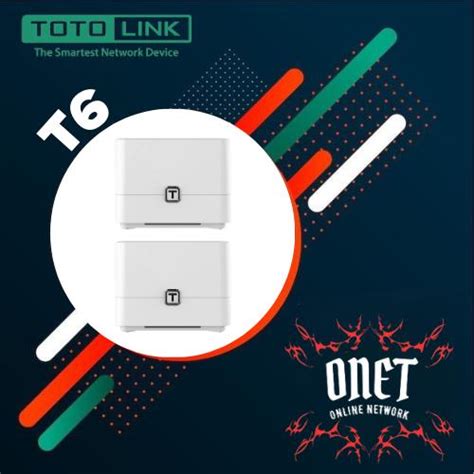 Jual Totolink T6 Ac1200 Dual Band Smart Home Wi Fi Router Jakarta Pusat Online Network