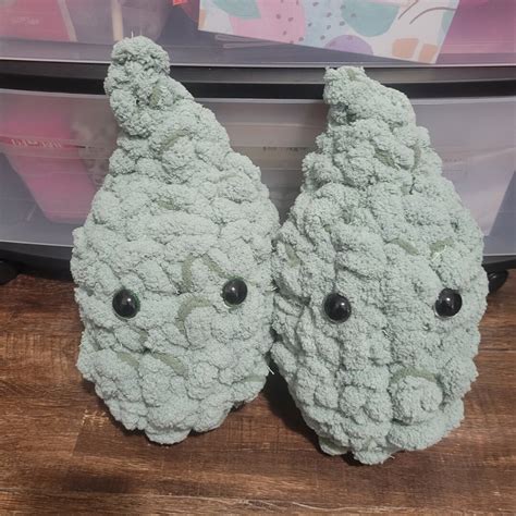 Crochet Weed Nug Bud Buddy Ouid Plush Weed Plush Nug Buddy Etsy