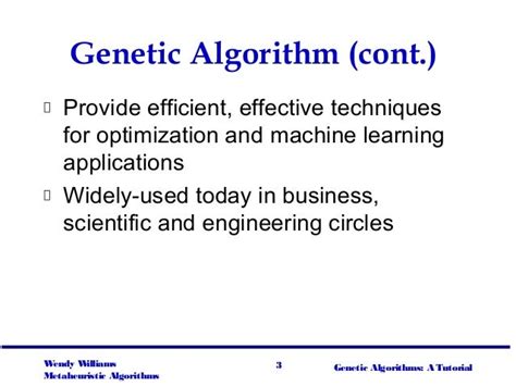 Class Ga Genetic Algorithmgenetic Algorithm