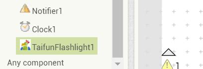 Taifun Flashlight Extension MIT App Inventor Help MIT App Inventor Community
