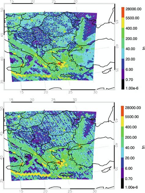 Annual Spatial Distribution Of Nox Emissions Over The Balkans Of The A Download Scientific