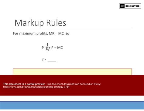 Pricing Strategy Ppt Slide Deck