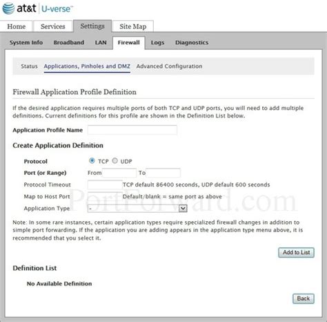 Easiest Way To Forward Ports On The Pace Plc 5268ac Router