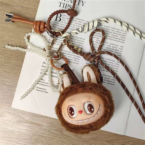 Bag Pendant Bubble Labu Mart Labubu Plush Toy Cute Doll Vinyl Doll