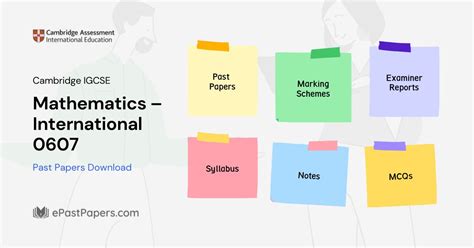 Mathematics International 0607 Past Papers Download Cambridge Igcse Mathematics International 0607 Past Papers Download Cambridge Igcse