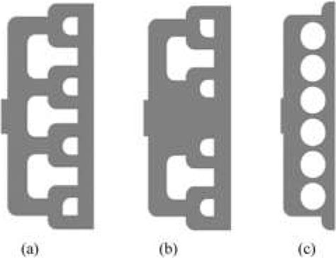 design modifications of the microreactor mixing shapes investigated