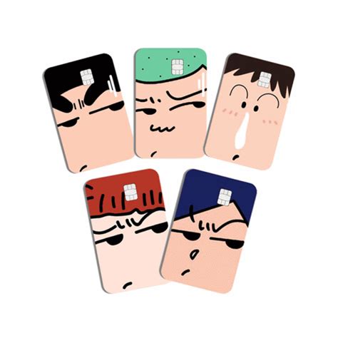 하입몰 짱구시즌2 체크카드 신용카드 교통카드 카드스티커 카드커스텀 짱구 훈이 맹구 흰둥이 철수 유리 부리부리 짱구스티커 카드리폼 연말선물 새해선물 아이선물 친구선물 위시버킷