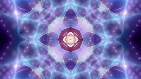 Abstract Kaleidescopic Club Party Stage Lights Stock Illustration