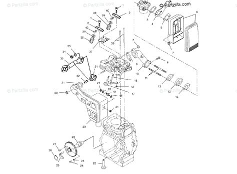 Polaris Snowmobile 2001 Oem Parts Diagram For Intake Exhaust